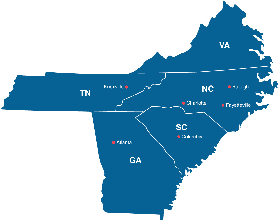 Service Locations – 321 EQUIPMENT CO.